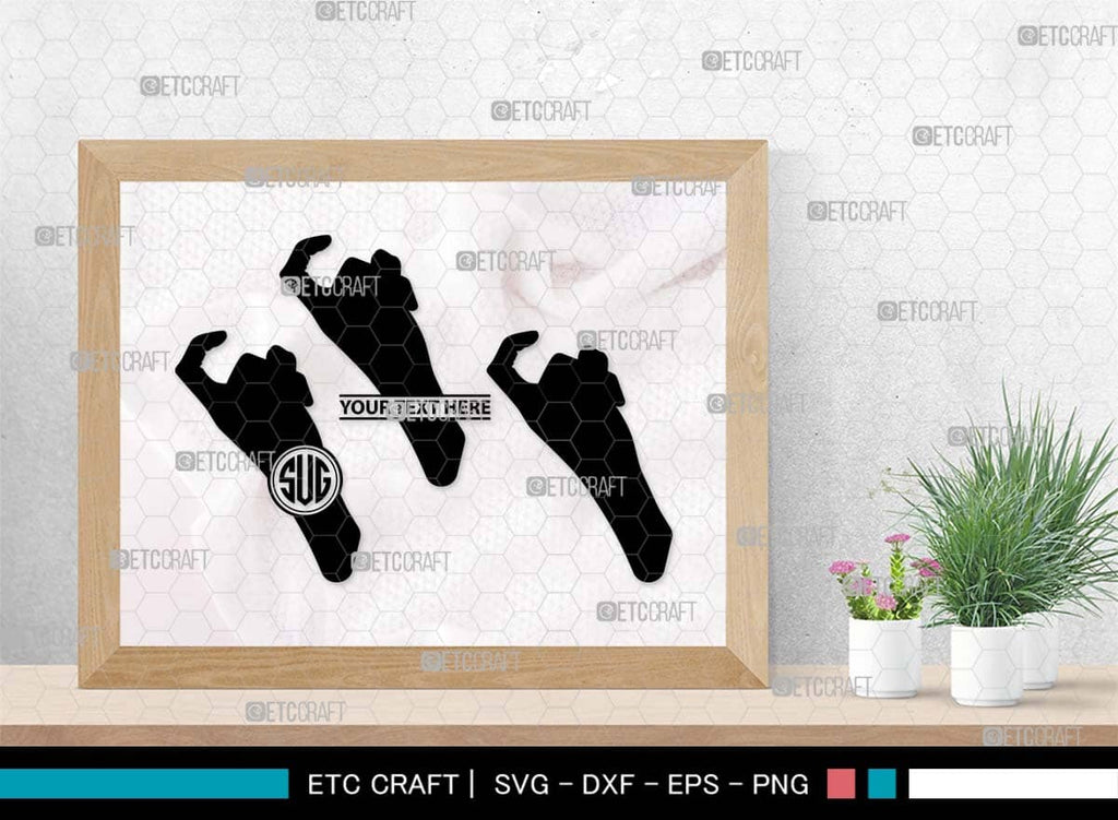 Hand Sign SVG Bundle, Hand Sign Silhouette, Ok Sign Svg, Peace Hand ...