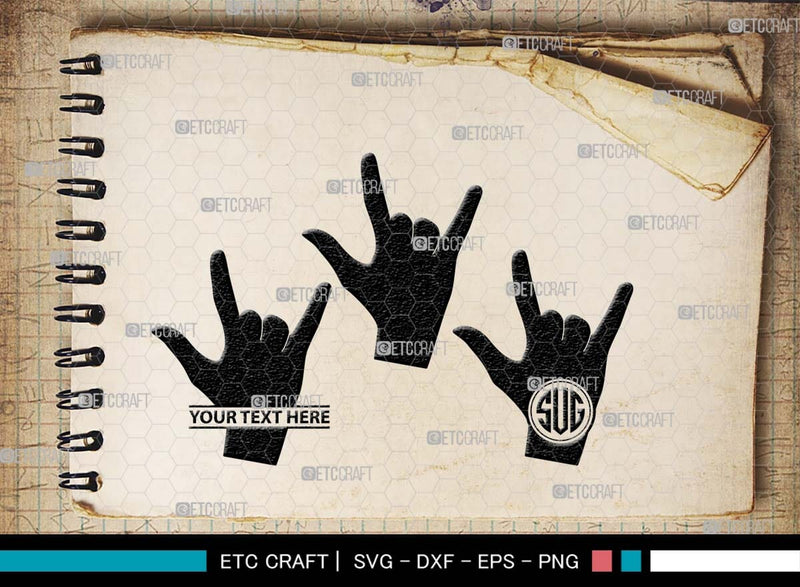 Hand Sign SVG Bundle, Hand Sign Silhouette, Ok Sign Svg, Peace Hand ...