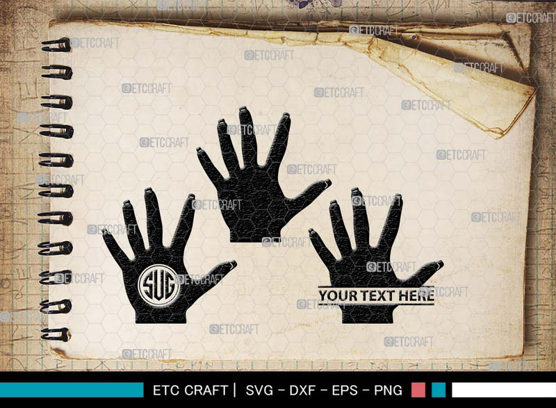 Hand Sign SVG Bundle, Hand Sign Silhouette, Ok Sign Svg, Peace Hand ...