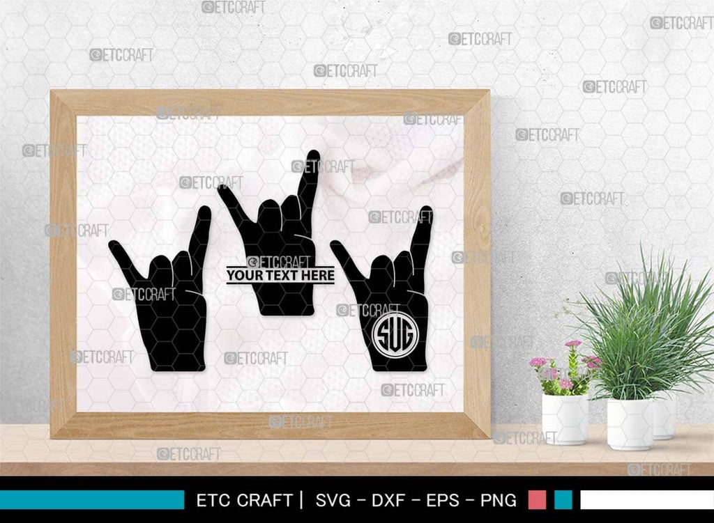 Hand Sign SVG Bundle, Hand Sign Silhouette, Ok Sign Svg, Peace Hand ...