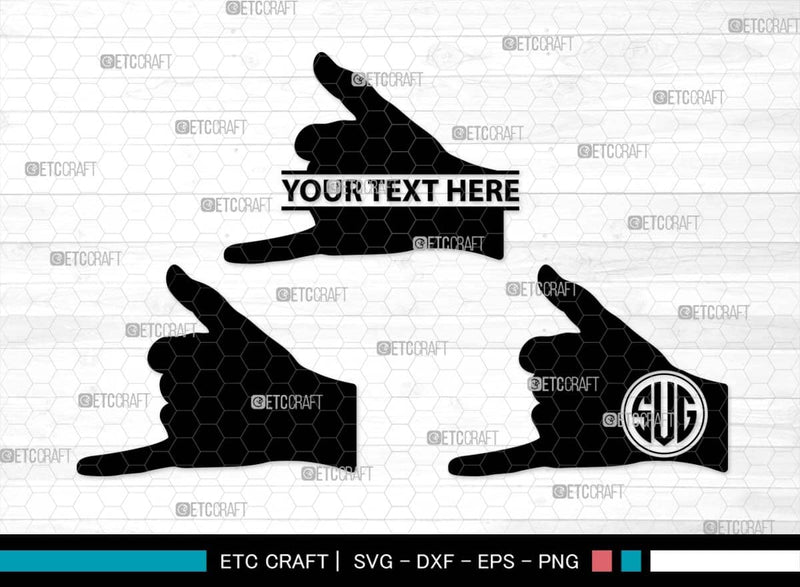 Hand Sign SVG Bundle, Hand Sign Silhouette, Ok Sign Svg, Peace Hand ...
