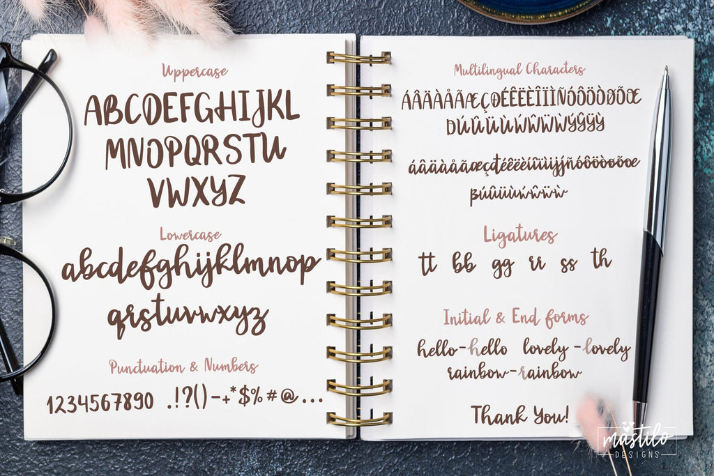 Handwritten Script Font, Sightlight - Cursive Font - So Fontsy
