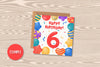 Happy Birthday Cards Printable | Fun Bday Greeting Square Cards for ...