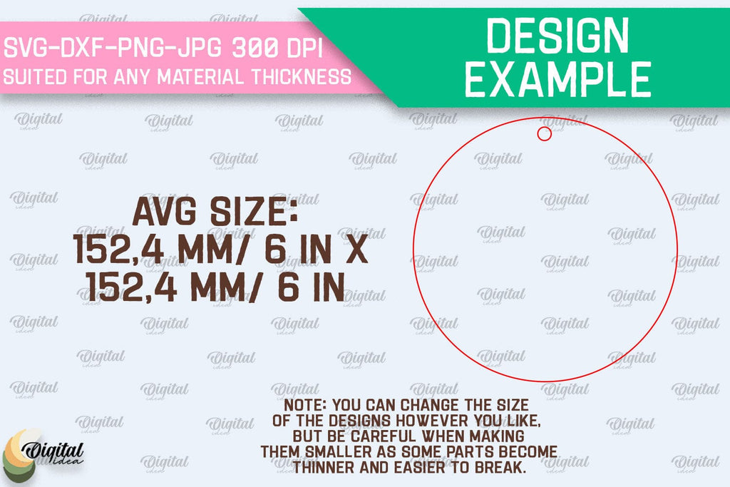 Happy Birthday Round Sign Laser Cut. Birthday Decor SVG - So Fontsy