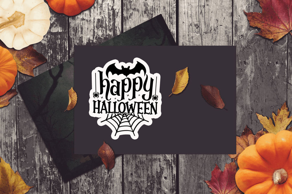 Happy halloween Stickers Design - So Fontsy