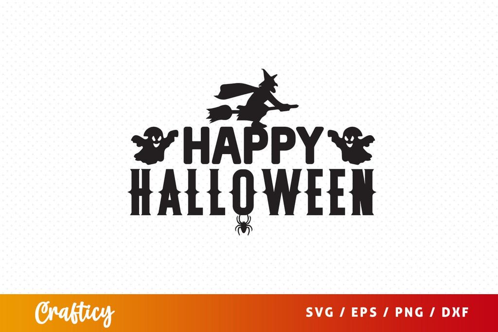 Happy halloween SVG Design - So Fontsy