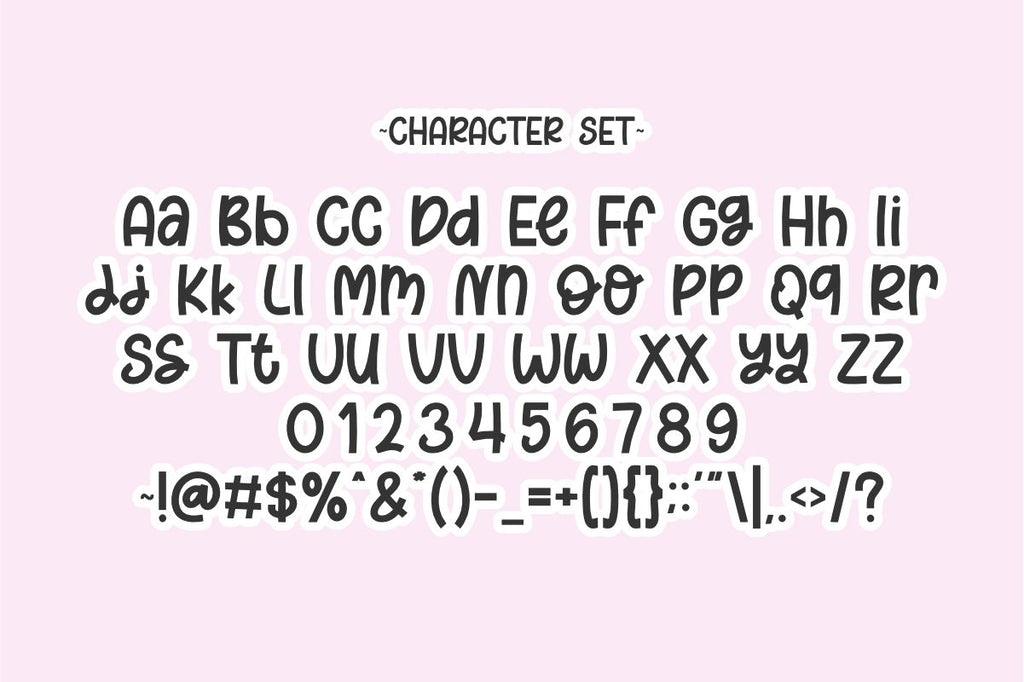 Happy Sticker - Cute Kids Font - So Fontsy