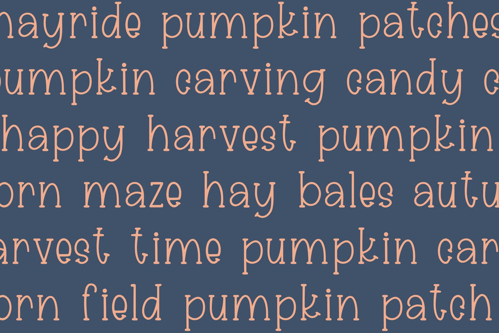 Harvest Hayride - A Fall Handwritten Serif Font - So Fontsy