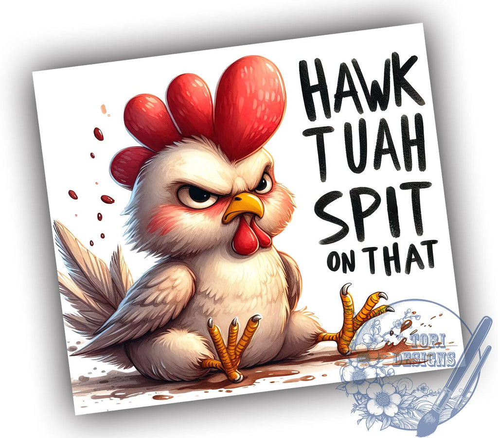 Hawk Tuah 20oz Skinny Tumbler PNG, Hawk Tuah Spit On That Tumbler ...