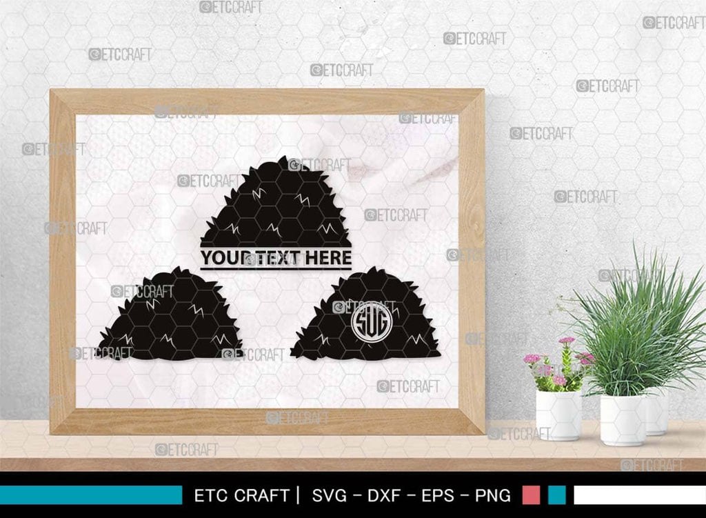 Hay Monogram, Hay Silhouette, Hay SVG, Haystack Svg, Farm Svg, Bale Ha ...