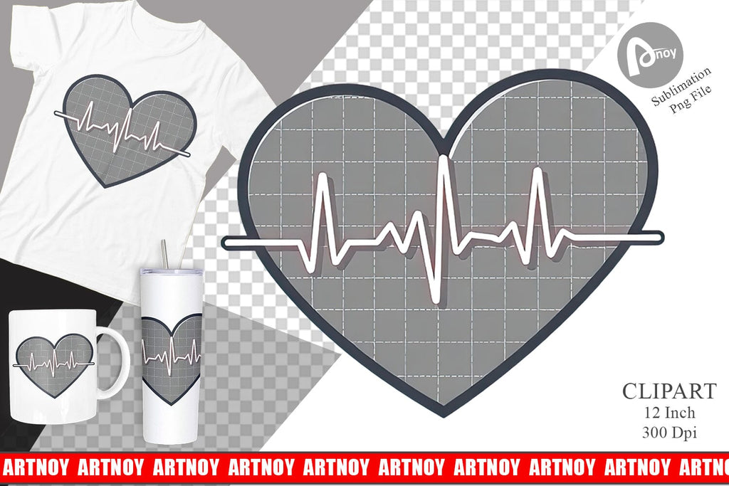 Heart Monitor Clipart - So Fontsy