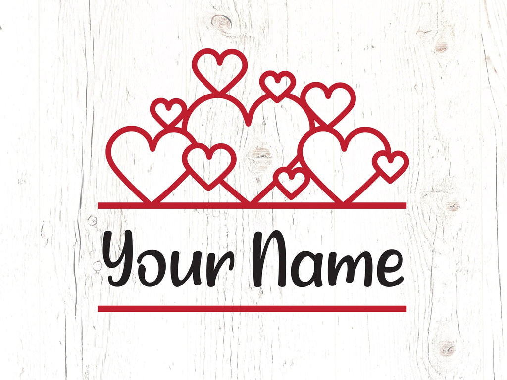 Heart Monogram SVG - So Fontsy