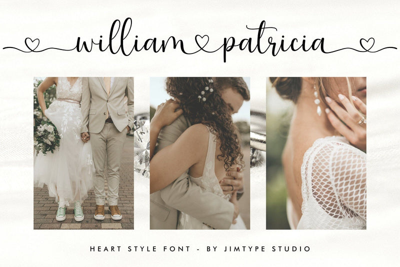 Heart Style | Wedding - Valentine - Heart Font - So Fontsy