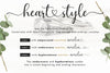 Heart Style | Wedding - Valentine - Heart Font - So Fontsy