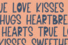 Heartbreaker, Handwritten Font with Hearts - So Fontsy