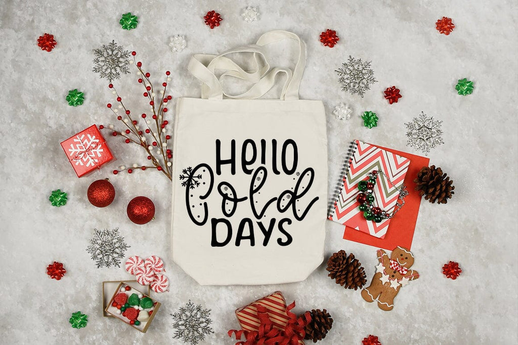 Hello cold days SVG Design - So Fontsy
