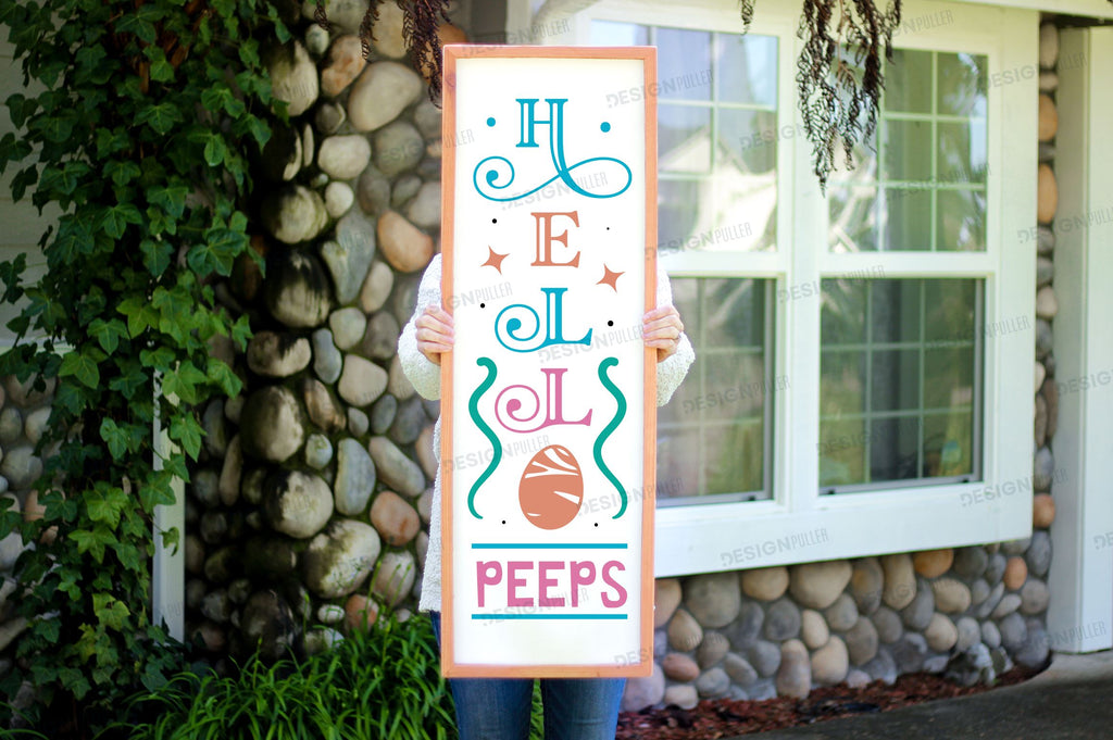 Hello peeps Svg Design - So Fontsy