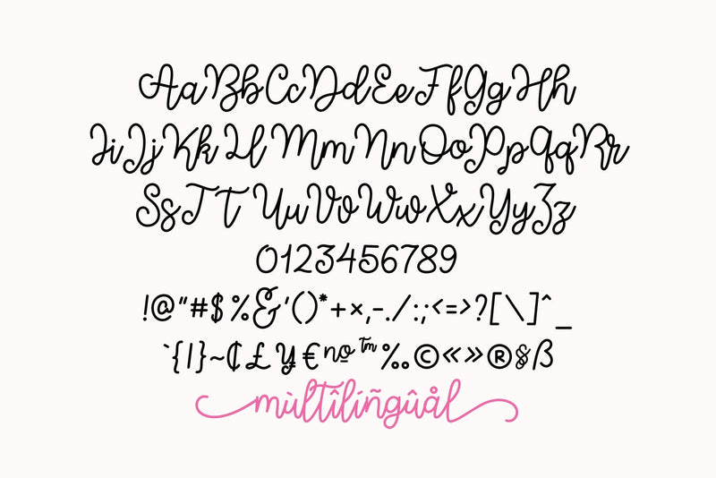 Hello September Font Duo - So Fontsy