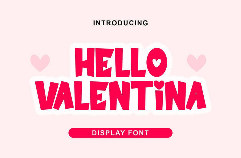Hello Valentina | Valentine Font - So Fontsy