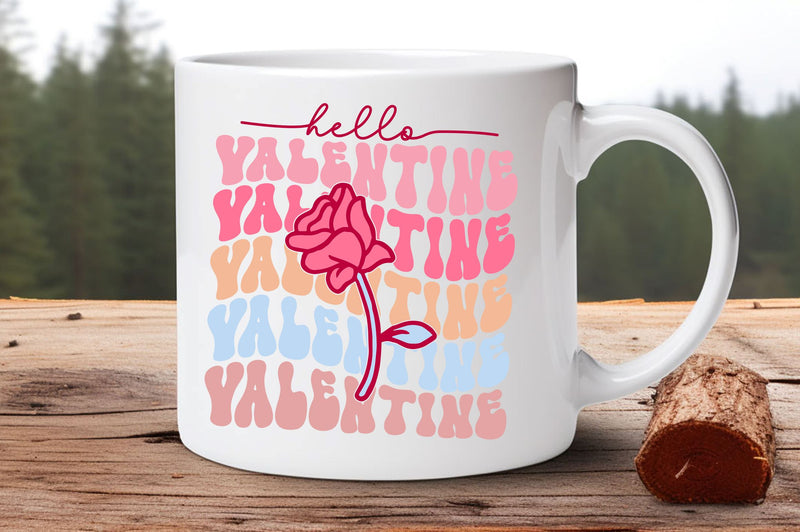 Hello Valentine SVG Design - So Fontsy