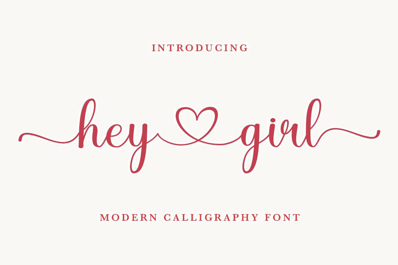 Hey Girl Script - So Fontsy
