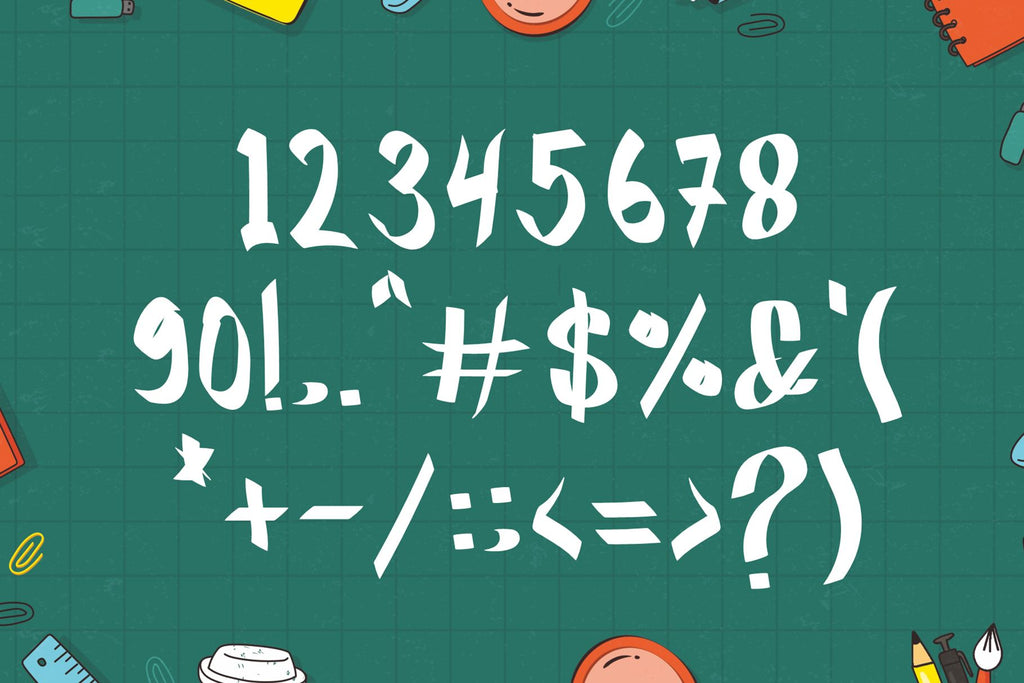 Hibachi Hand - Natural Kids Handwritten Font - So Fontsy