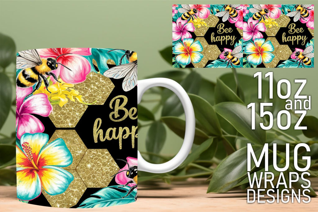 High-resolution PNGs, ideal for creative mug projects! , Bee - So Fontsy