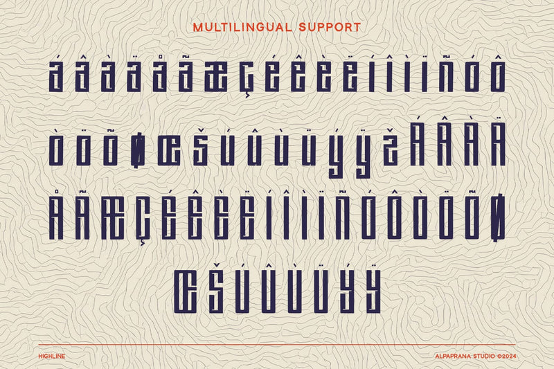 Highline - Display Font - So Fontsy
