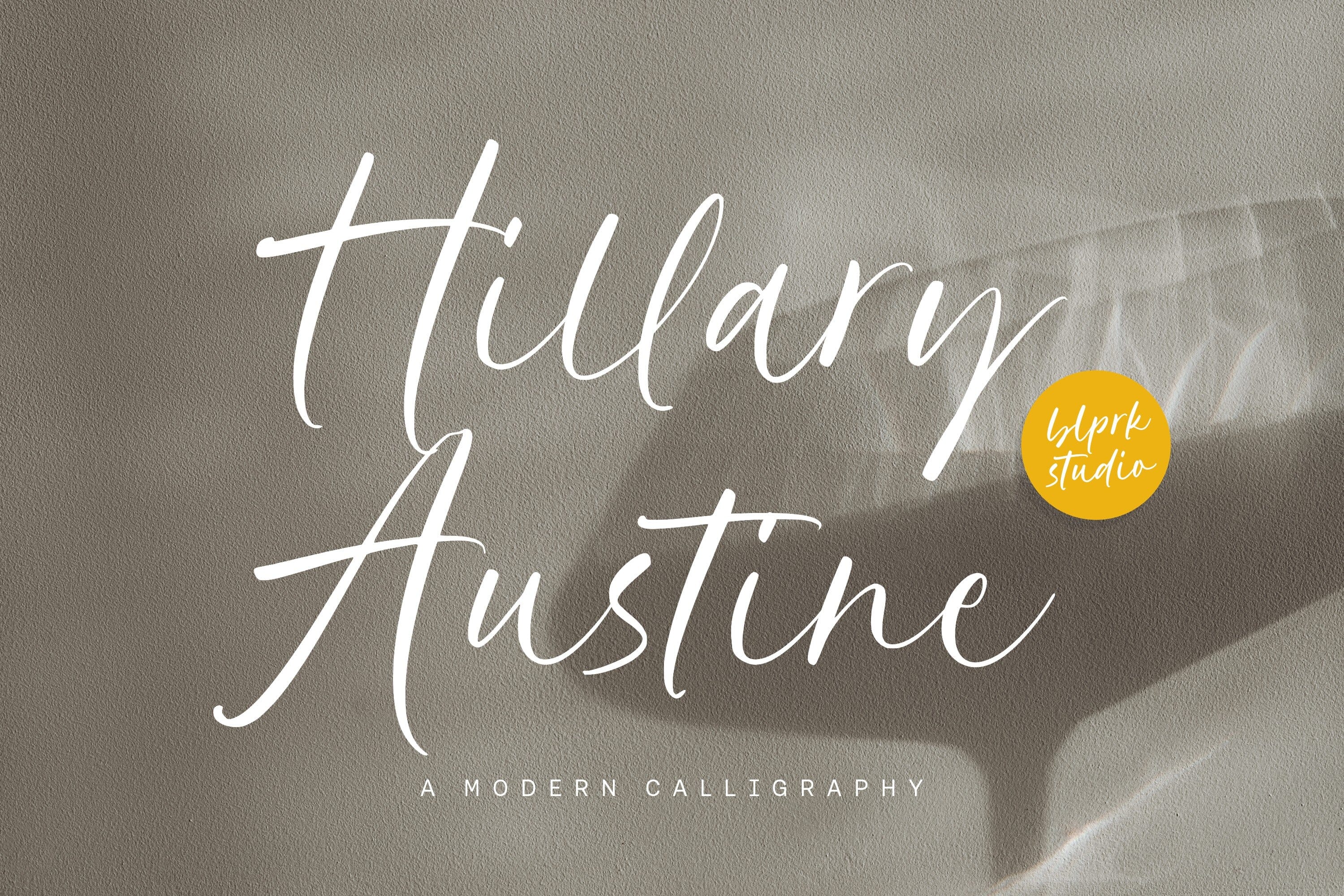 Hillary Austine Font - So Fontsy
