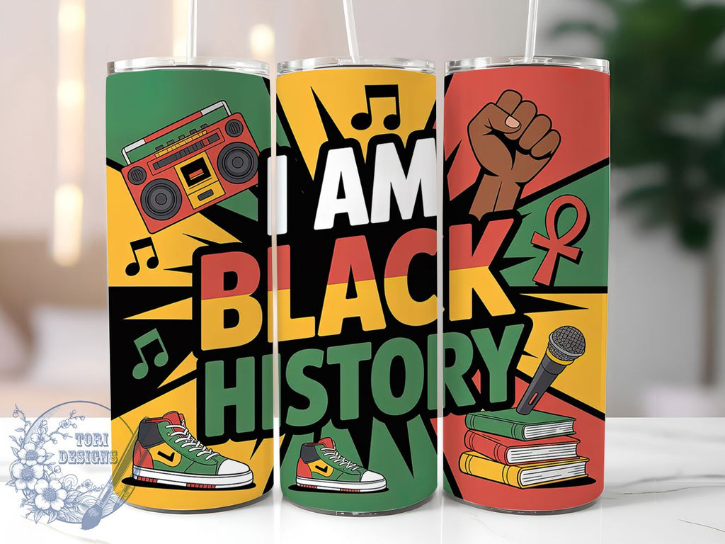 Hip Hop Black History Tumbler, I Am Black History, Black History Month ...