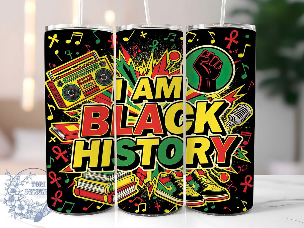 Hip Hop Black History Tumbler, I Am Black History, Black History Month ...