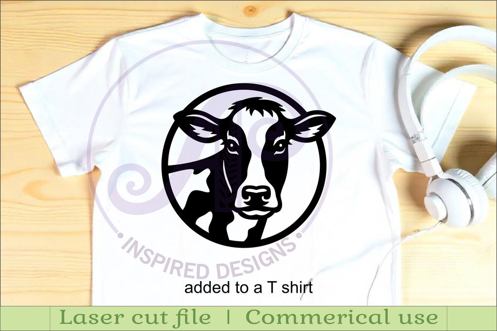 Holstein Cow Wall Art SVG, Friesian Cow Farmhouse Wall Decor - So Fontsy