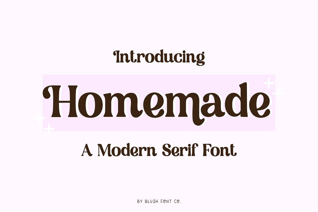 Homemade Modern Serif Font - So Fontsy