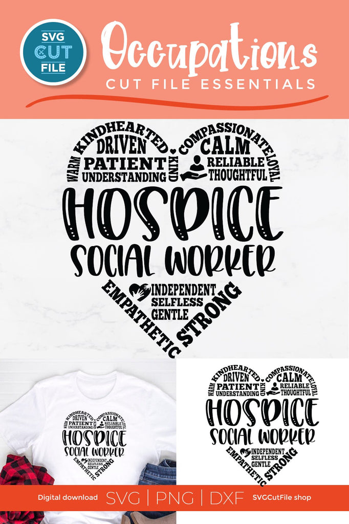 Hospice social worker svg, social work svg, hospice svg - So Fontsy