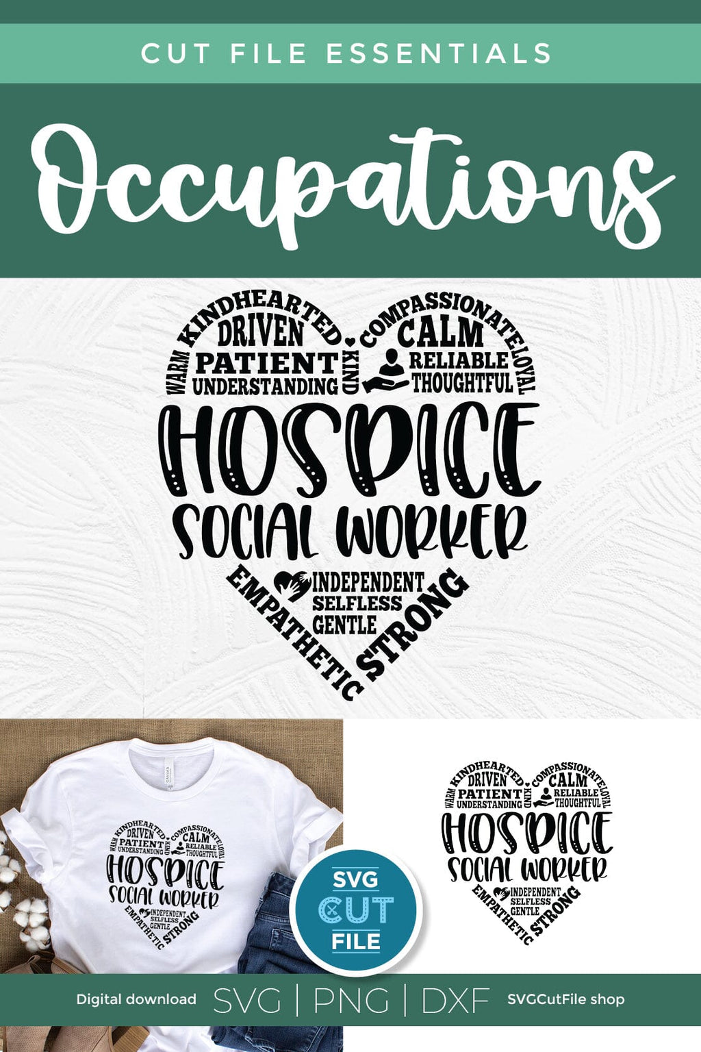 Hospice social worker svg, social work svg, hospice svg - So Fontsy