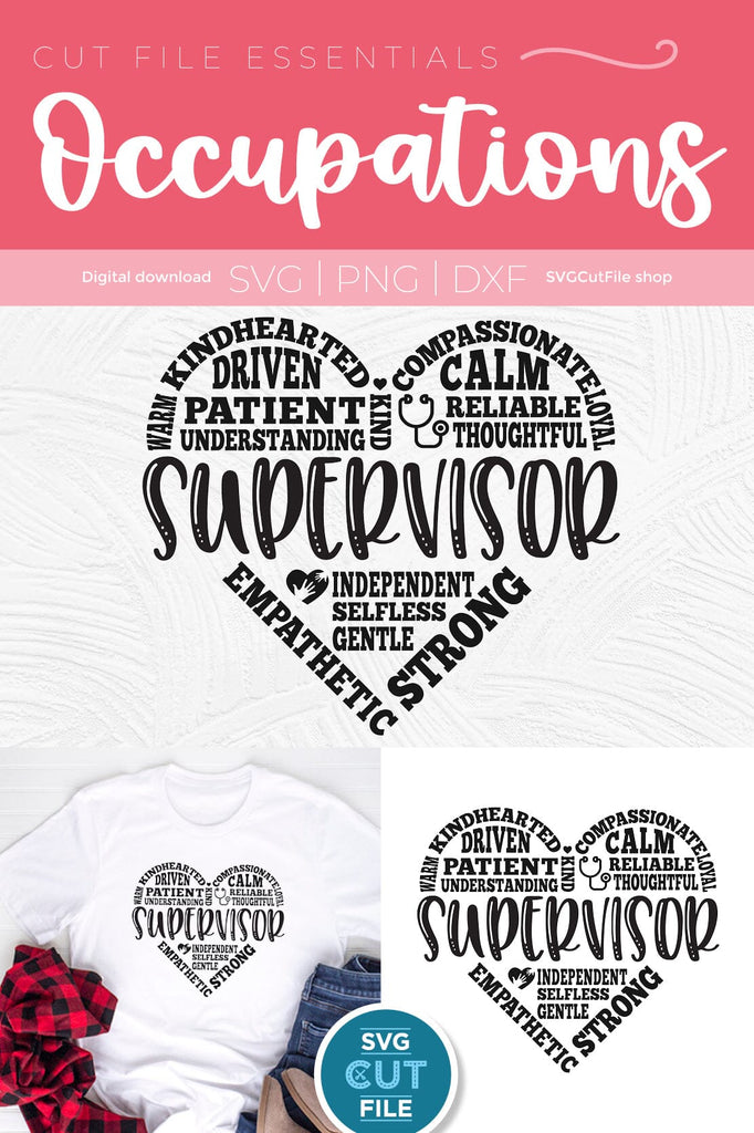 Hospital Supervisor svg, a medical boss svg for crafters - So Fontsy