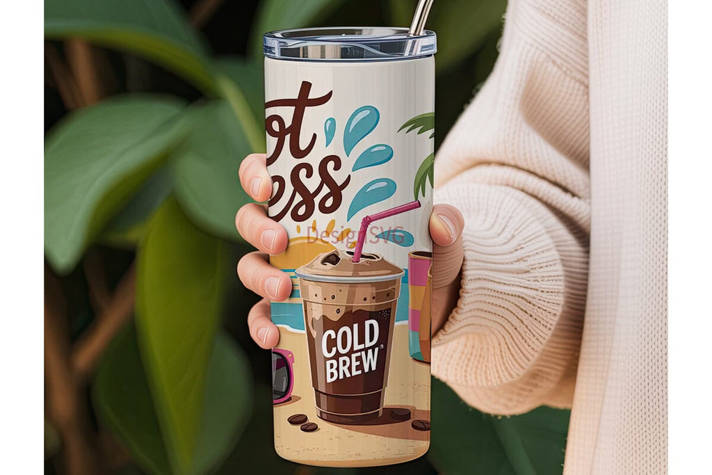 Hot Mess Cold Brew 20oz Tumbler - So Fontsy