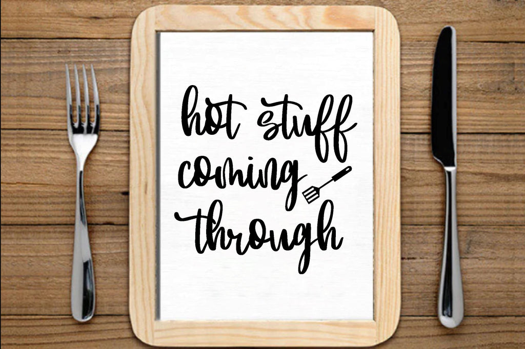 Hot stuff coming through , Kitchen svg bundle, Kitchen svg, Kitchen ...