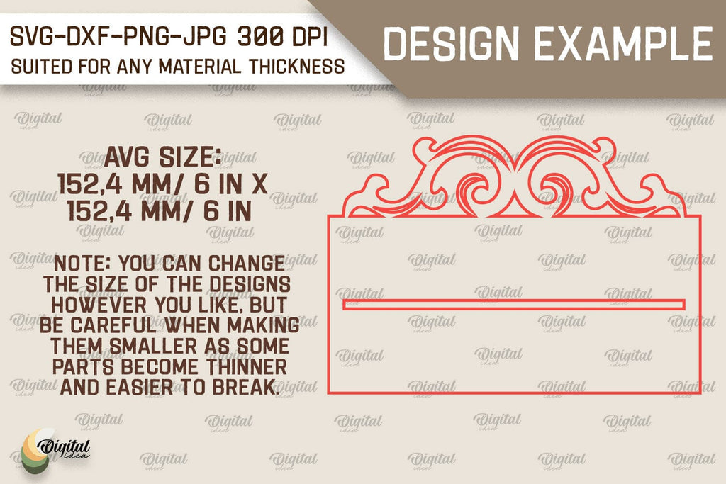 House Number Plaque Laser Cut. House Sign SVG - So Fontsy