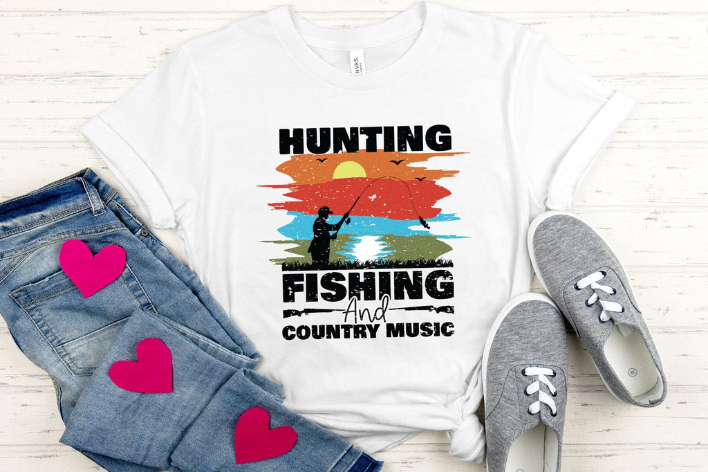 Hunting Fishing and Country Music Sublimation - So Fontsy