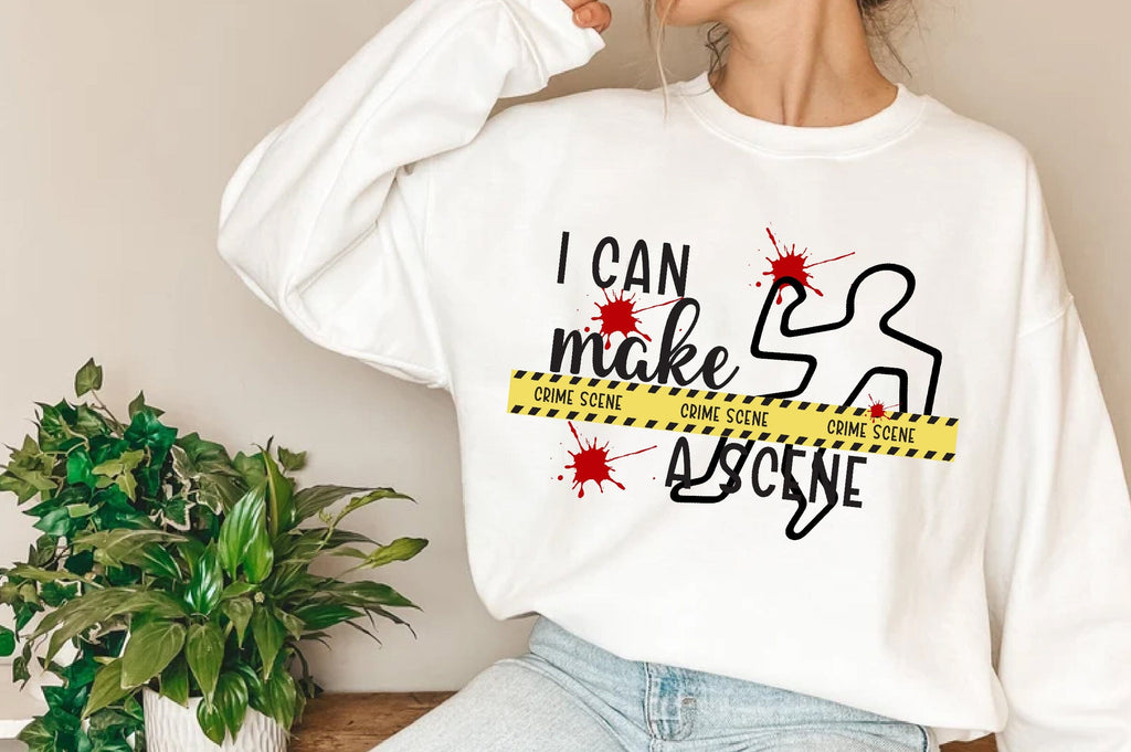 I Can Make A Scene | A True Crime PNG - So Fontsy
