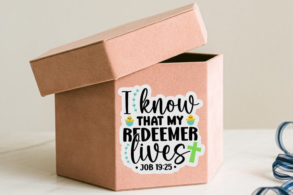 I Know That My Redeemer Lives Job 19 25 SVG Design - So Fontsy