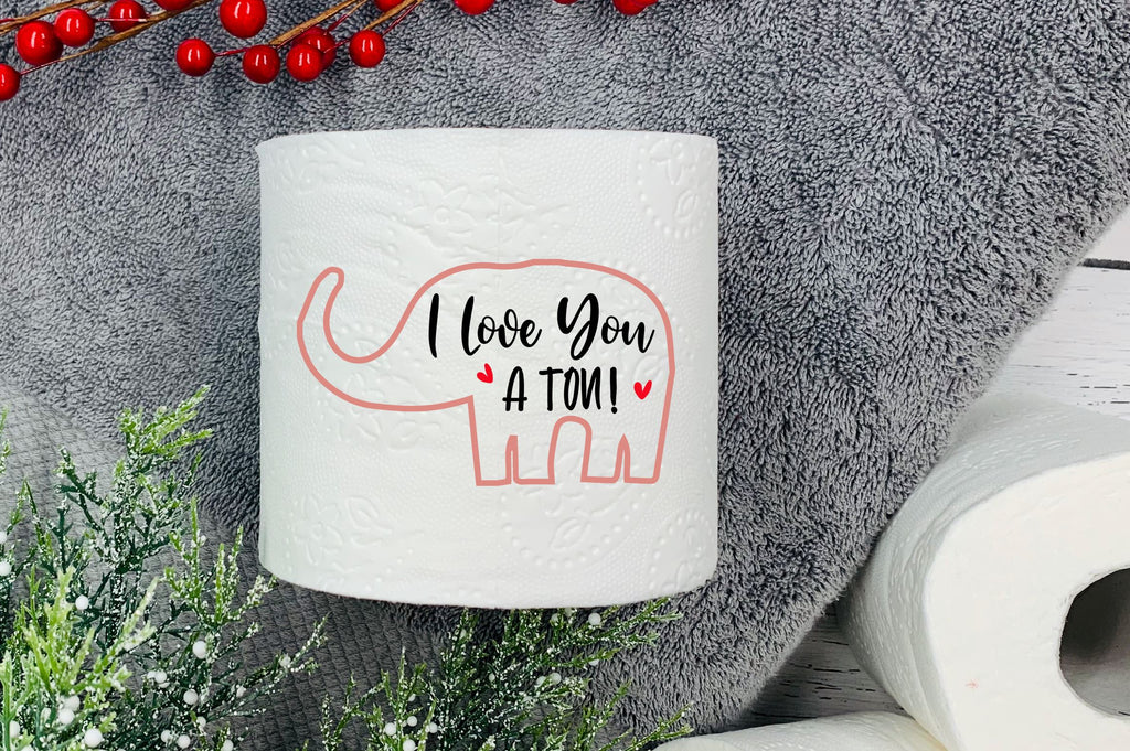I love you a ton Svg Design - So Fontsy