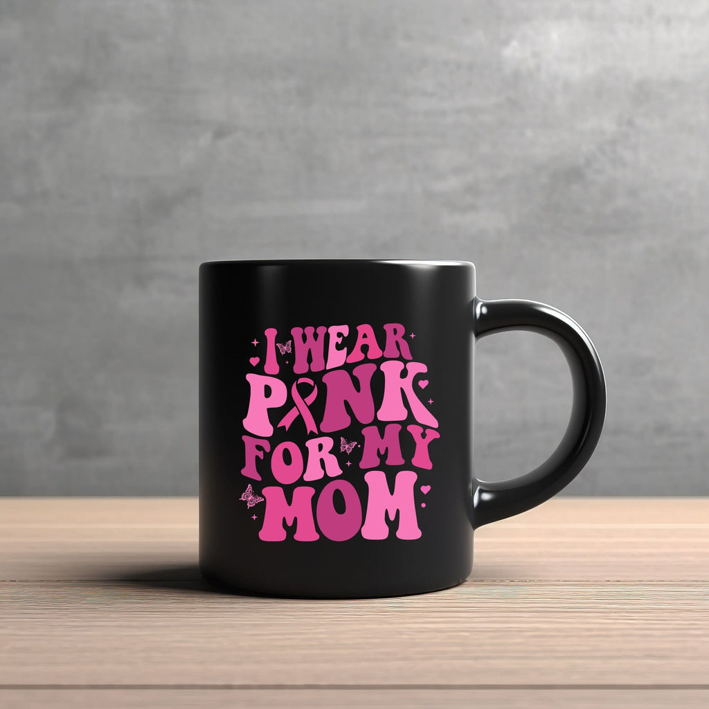 I Wear Pink For My Mom Svg, Breast Cancer Awareness Svg, Breast Cancer ...