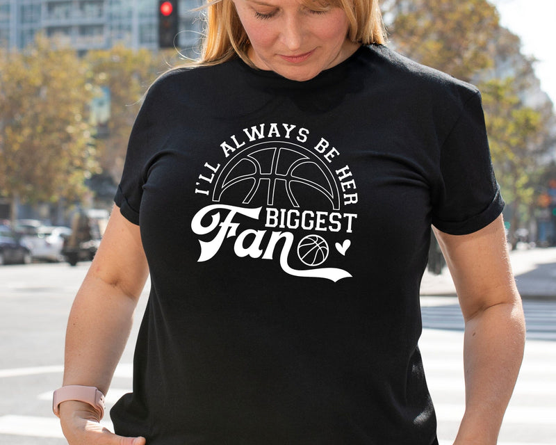 I'll Always Be Her Biggest Fan Basketball Svg Png, Basketball Heart Svg ...