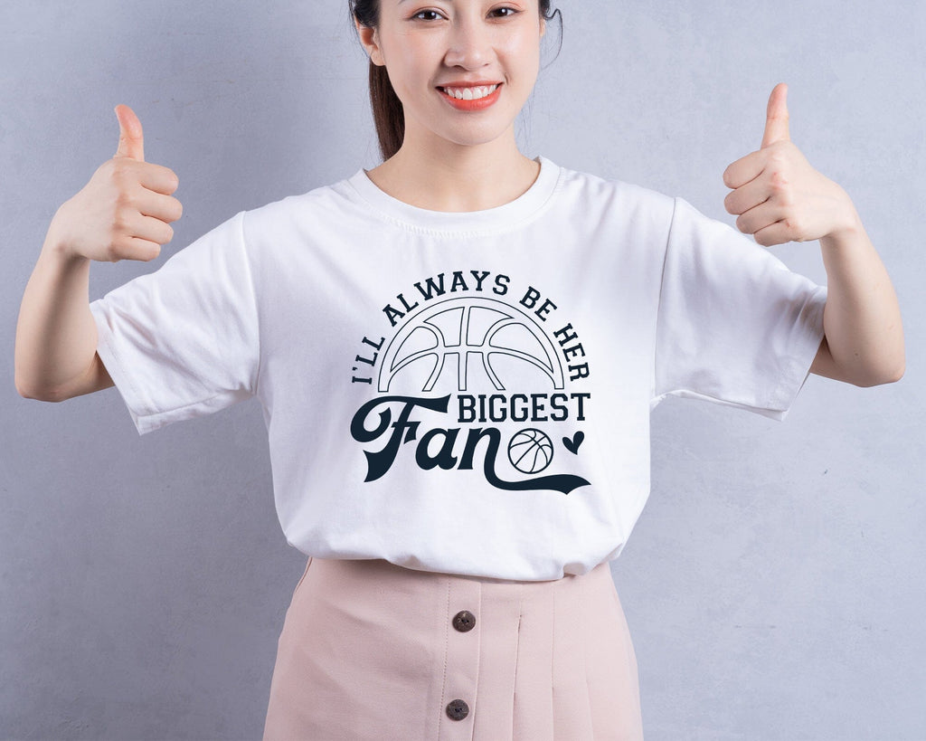 I'll Always Be Her Biggest Fan Basketball Svg Png, Basketball Heart Svg ...