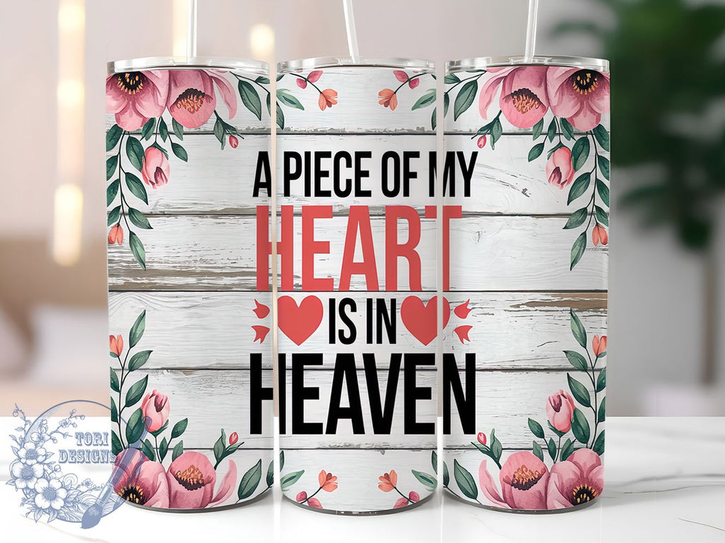 In Loving Memory Memorial Tumbler Wrap, In Loving Memory Design, Heaven ...