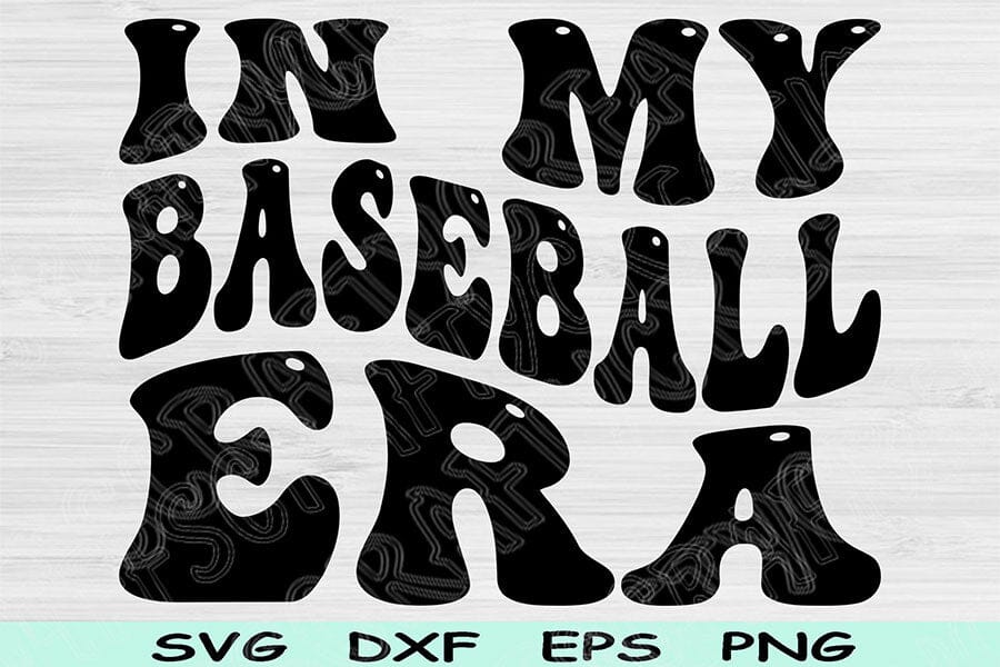 In My Baseball Era Svg Dxf Png Cut Files, Baseball Svg, Sports Svg ...