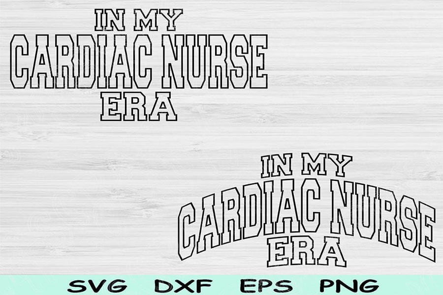 In My Cardiac Nurse Era Svg Png Cut File, Cardiac Nurse Svg ...