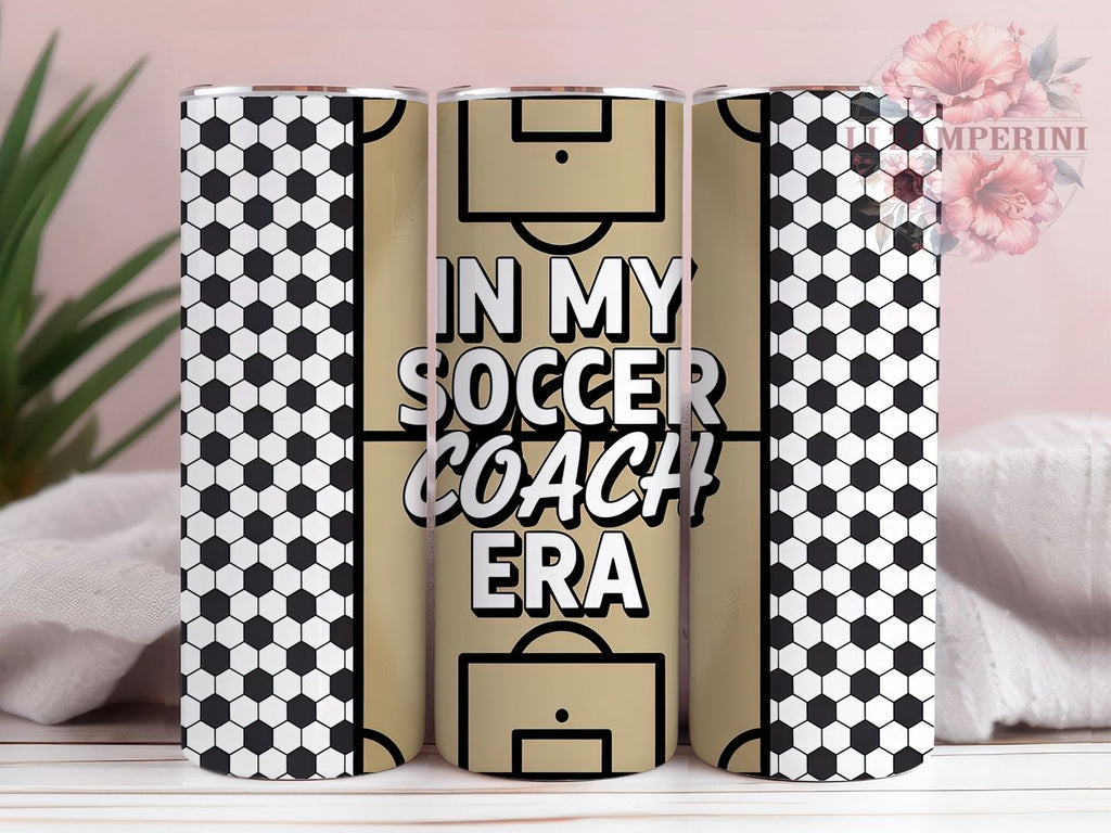 In-My-Era Soccer Coach Tumbler Wrap, In My Era Wrap, 20oz Tumbler ...